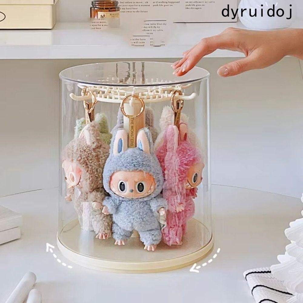 DYRUIDOJ Labubu Pendant Display Box, Transparent Hand-made Rotating ...