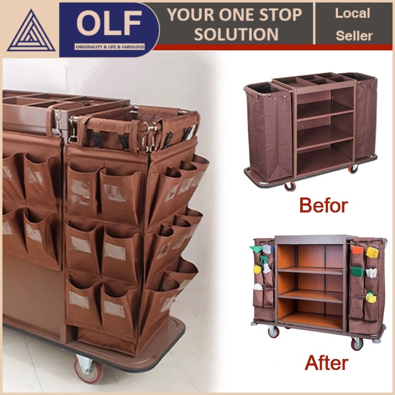 💞LAST STOCK💞 Hotel Laundry Cart Bag Guest Room Working Vehicle Linen ...