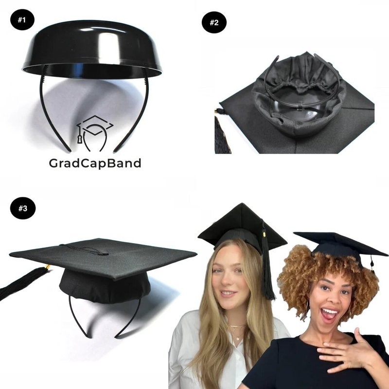 Grad Cap Remix Graduation Season Doctor Cap Hat Fixing Bracket ...