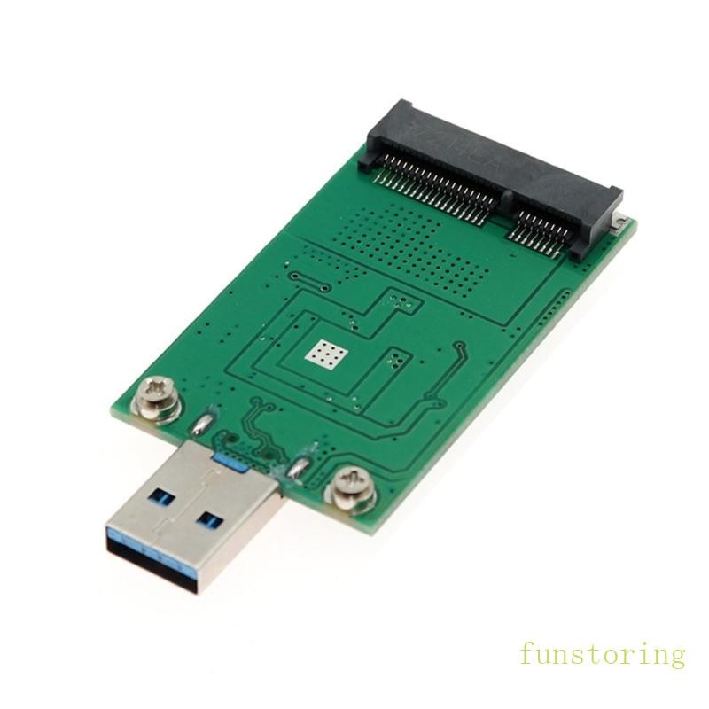 FUN Efficient USB Power Supply mSATA SSDs Reader mSATA Adapter for ...
