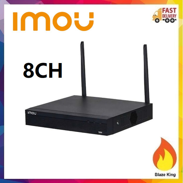 Imou Wireless Recorder FHD Video 4 Channel/8 Channel Auto Pairing NVR ...