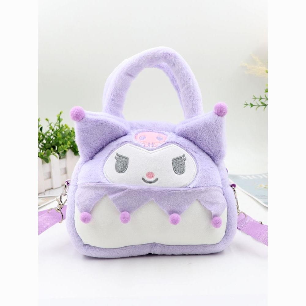 Beg Crossbody Plush Baharu untuk Kanak-kanak Kuromi My Melody Girls ...