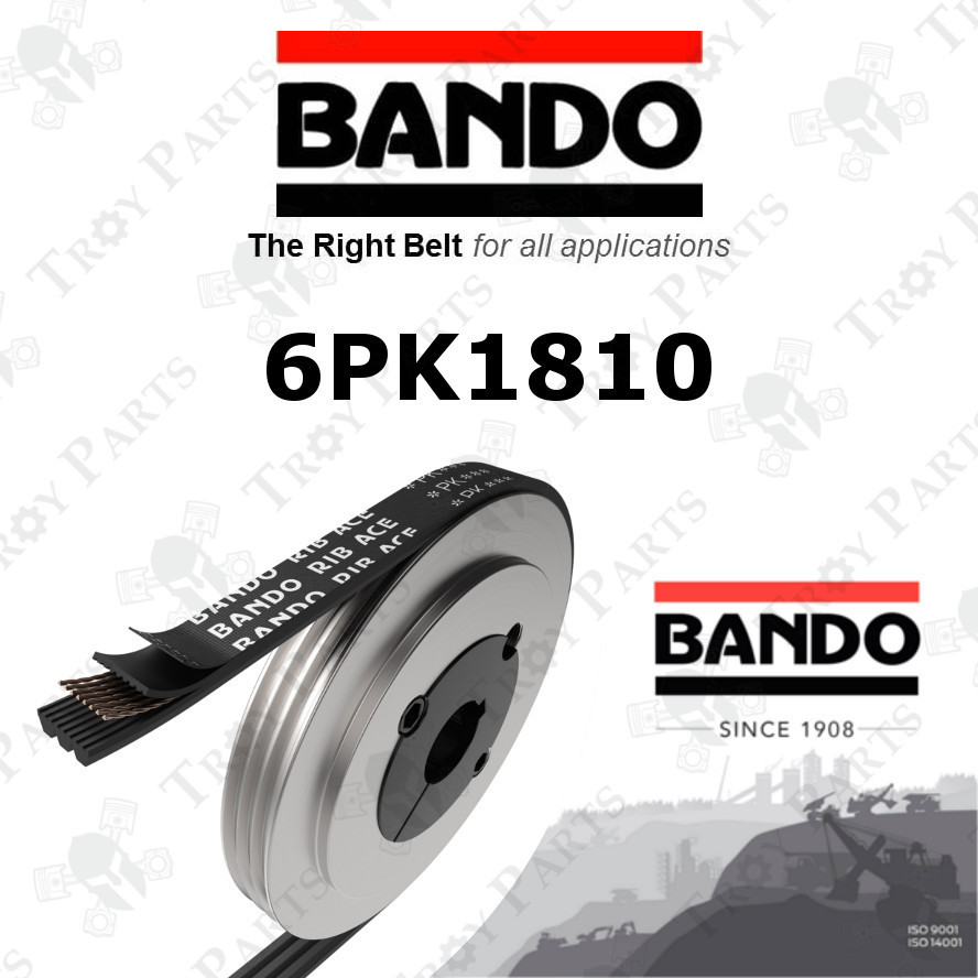 Original Bando Ribstar Rib Serpentine Fan Belt 6PK1810 for Daihatsu ...