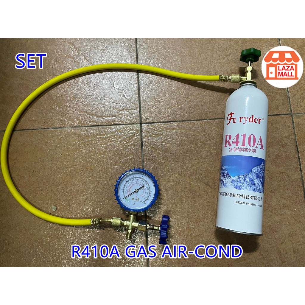 R410A GAS AIRCOND INVERTER TYPES OLD/NEW MODEL TOP UP GAS COMPRESSOR ...