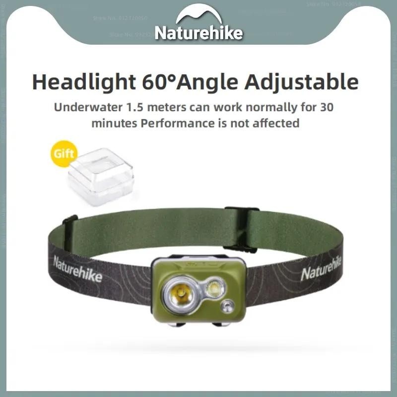 Naturehike Outdoor Hiking Fishing LED Headlamp IP68 Waterproof Lamp ...