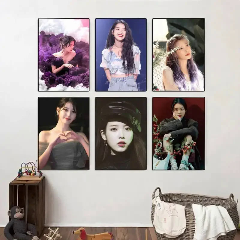 IU Kpop POSTER Posters Kraft Paper Vintage Poster Wall Art Painting ...