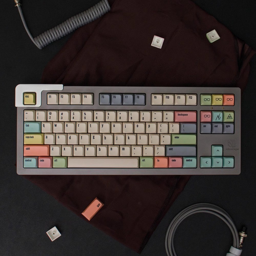 XDA Profile Keycaps 135 Keys Canvas Keycaps Set Fit for 61/64/87/104 ...