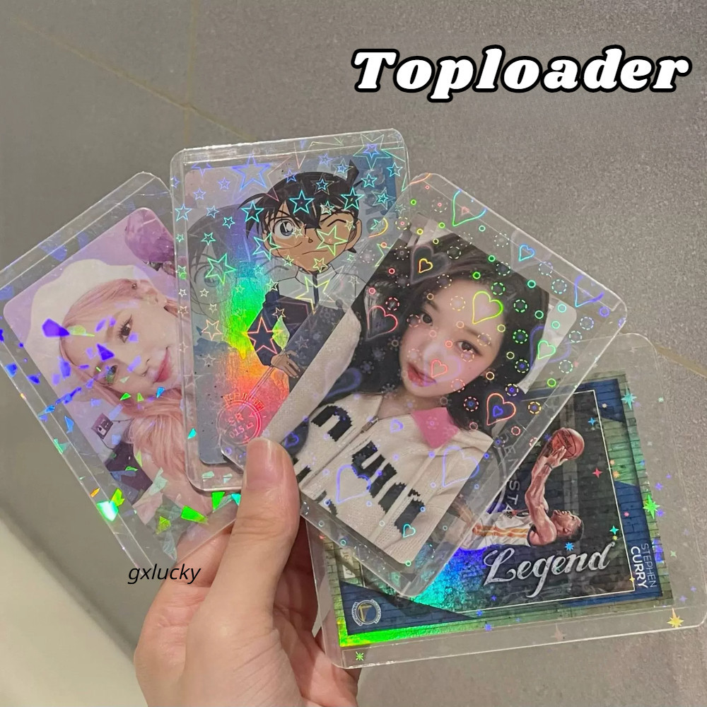 5/10pcs Laser Toploader 35PT B8 Card Holder Idol Photocard Protector ...