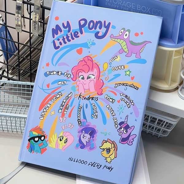 notebook a4 notebook notebook cute Little Pony Cartoon Cute Hard Shell ...