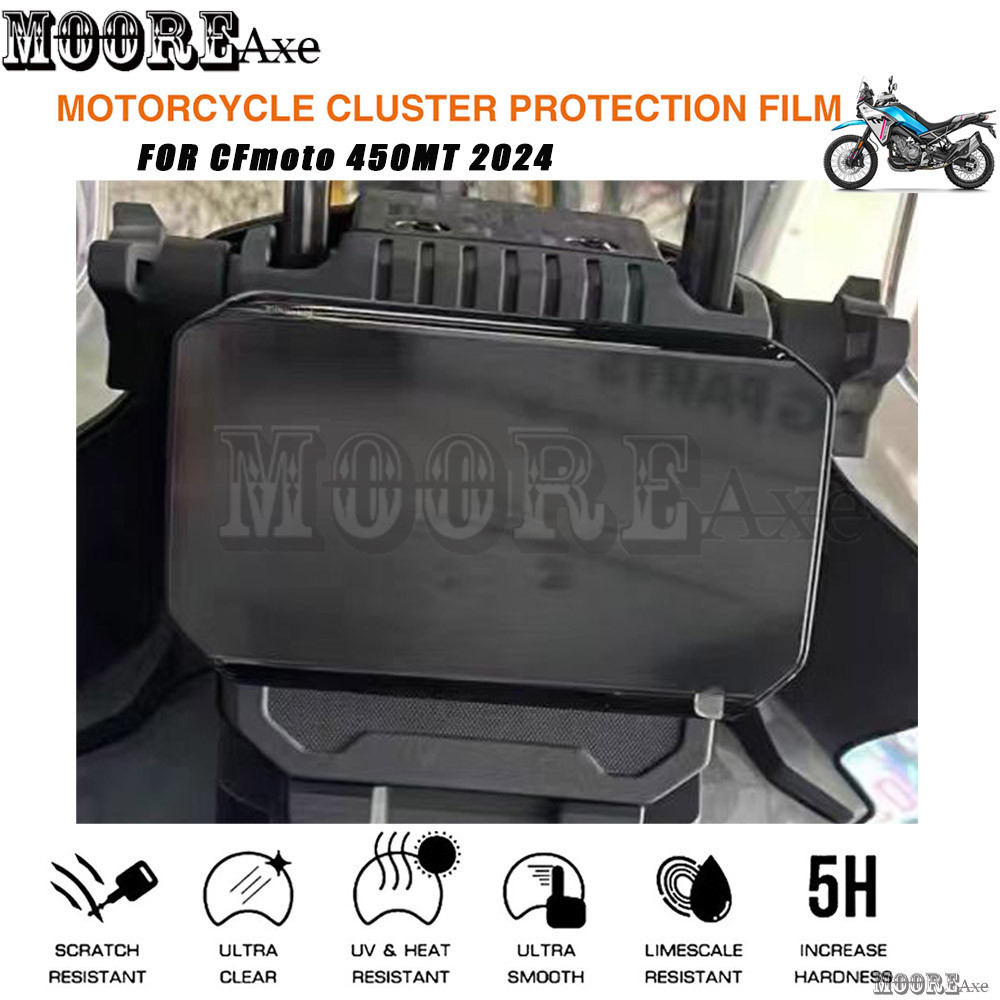 Hot! Mooreaxe For CFmoto 450MT 2024 Motorycle Speedometer Instrument Protective Dash Film ...