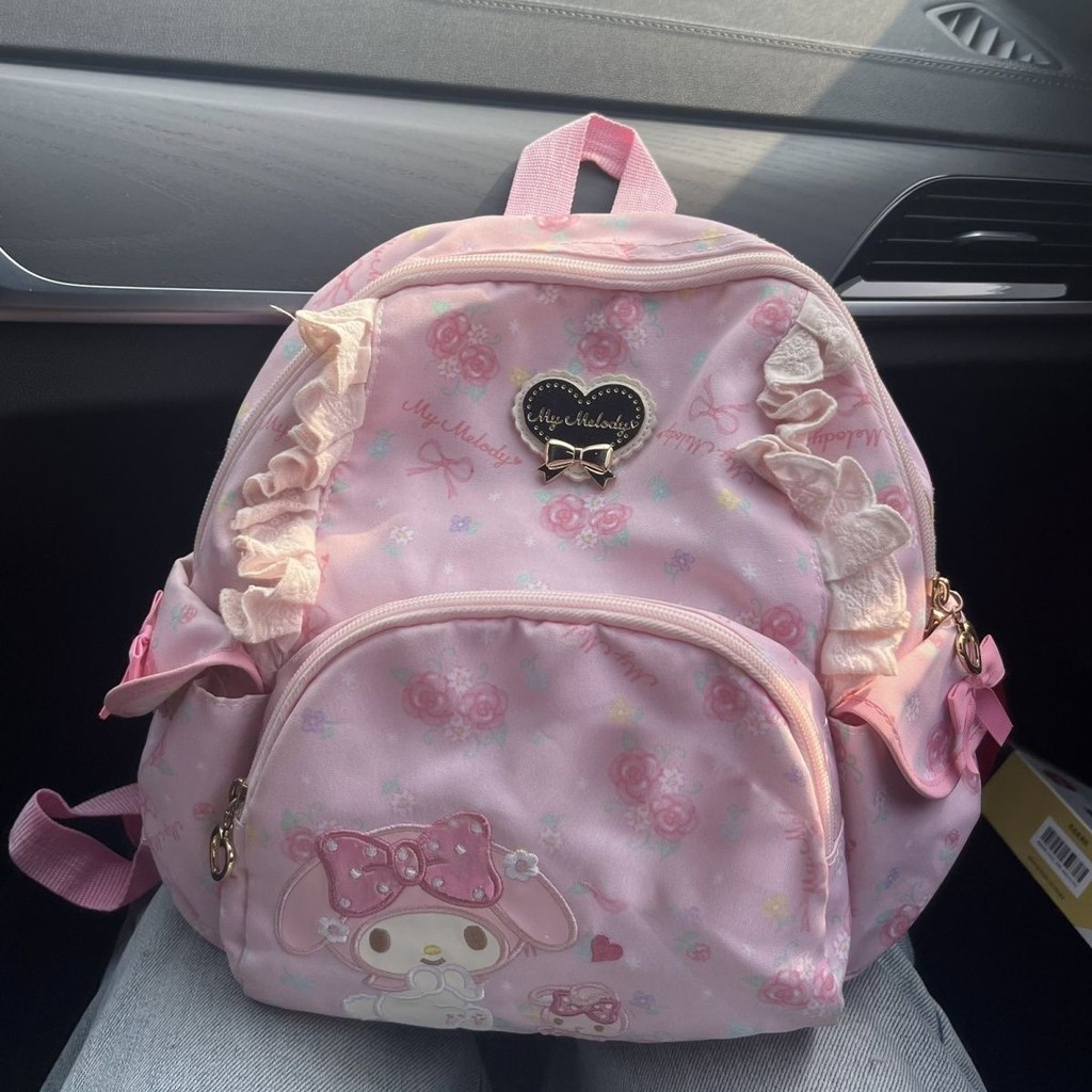 My Melody Backpack Floral Backpack Female Sweet Cute Girl Heart ins ...