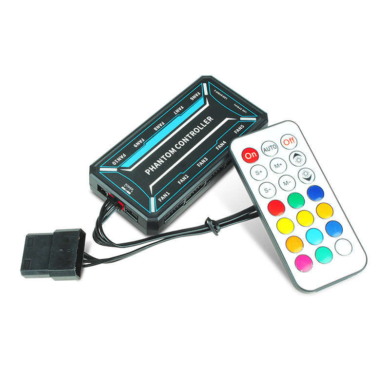 Fan Controller Remote Control Cover Desktop Computer Case Small 6Pin ...