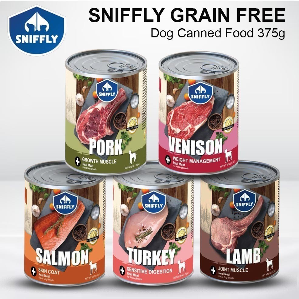 Sniffly Real Meat Grain Free Dog Canned Food 375g | Shopee Malaysia