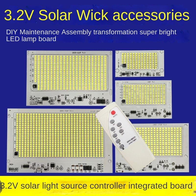 Solar Light Accessories Parts 3.2V Super Bright LED Light Panel DIY ...