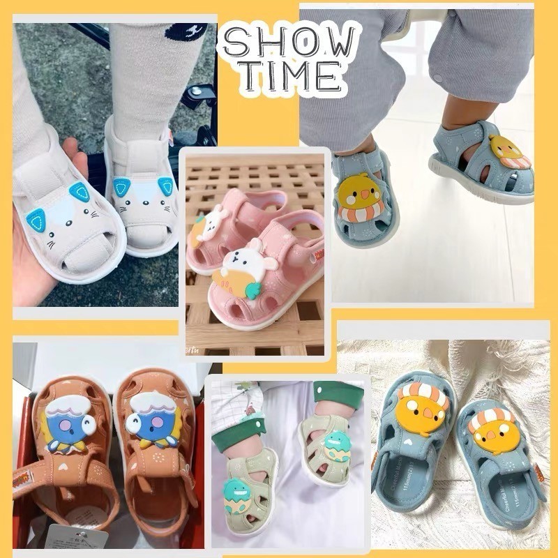 Cheerful Mario 11-14cm Bibi Sound Baby Shoes Kids Boys&Girls Dinosaur ...