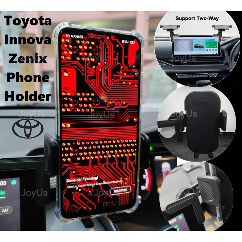 Toyota Innova Zenix (2023-2026) Phone Holder Zenix Infotainment Screen ...