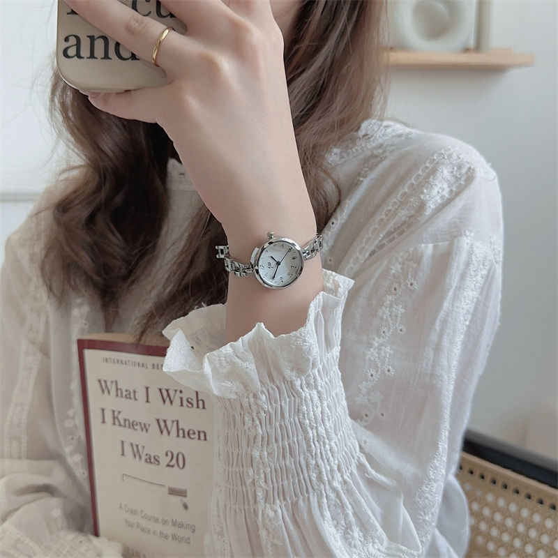 Digital Small Dial Watch Women's ins Simple Chain Fashionable All-Match ...