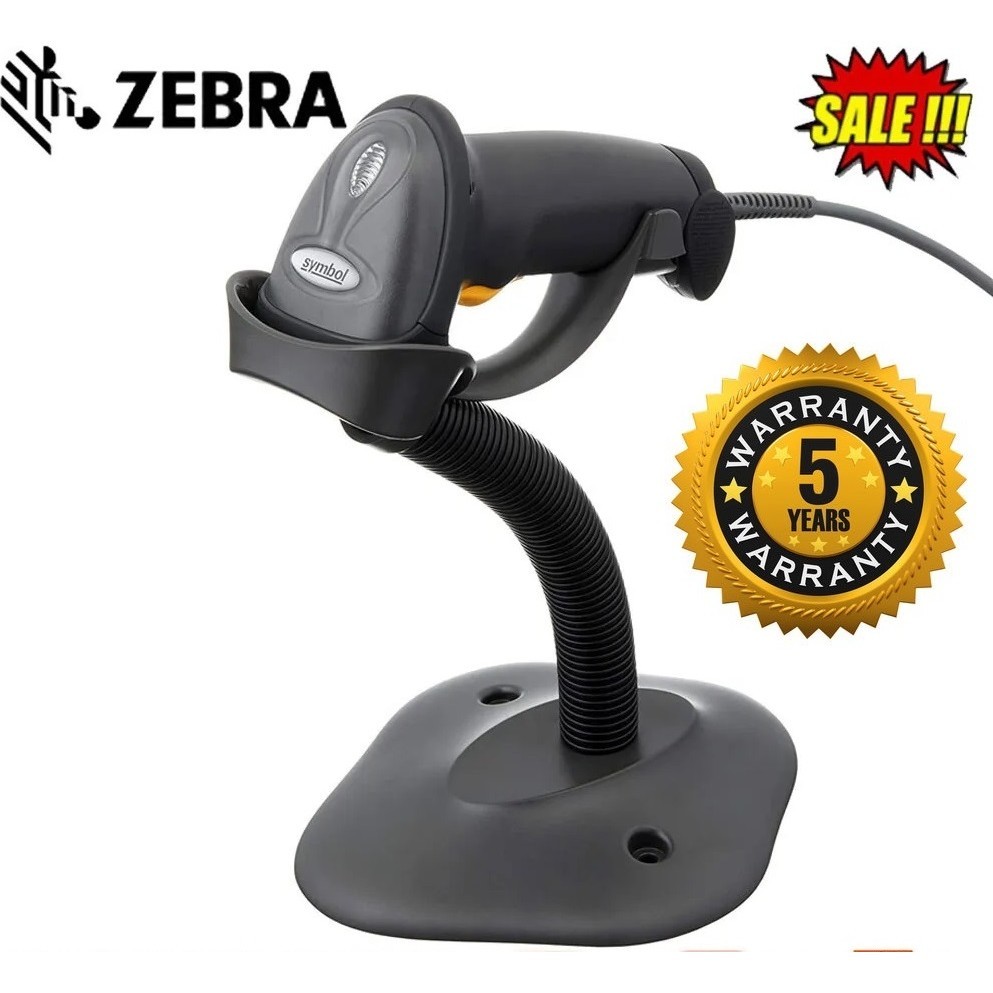 Zebra Symbol ls2208 Original handheld 1D Barcode Scanner Brand New ...