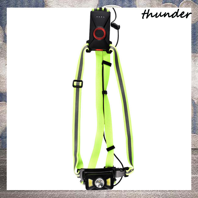 Thunder LED Chest Light With 3 Long-range Modes, 2 COB Modes Reflective ...