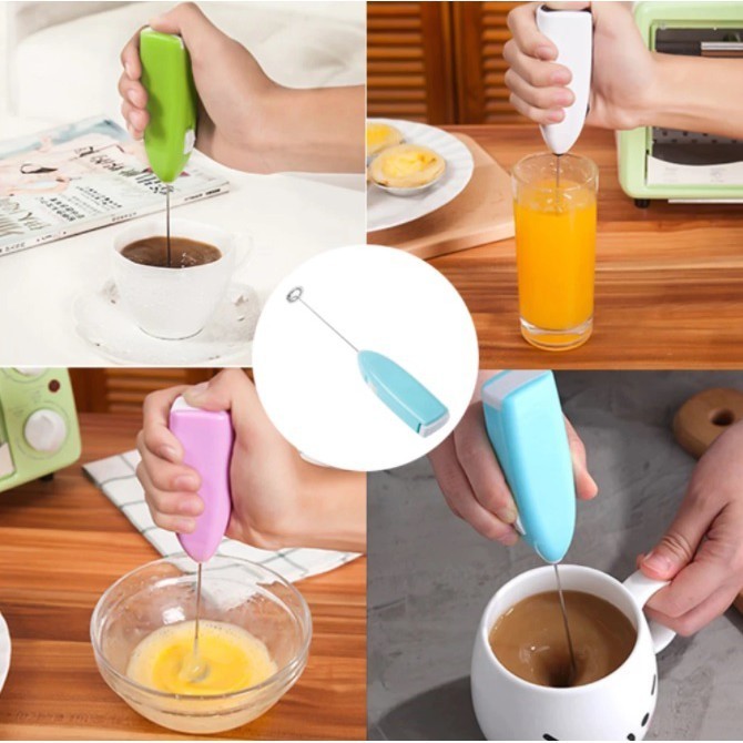 Mini Chocolate Milk Kitchen Mixer Hand Egg Mixer Coffee Maker Portable ...