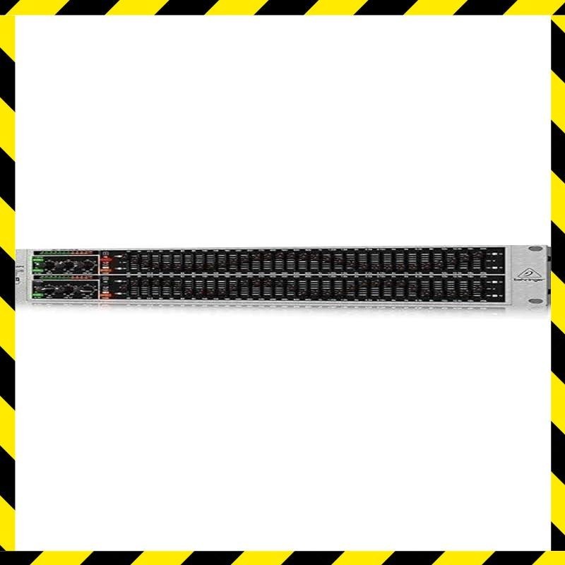 Behringer Graphic Equalizer 31 Band Stereo with Feedback Detection and ...