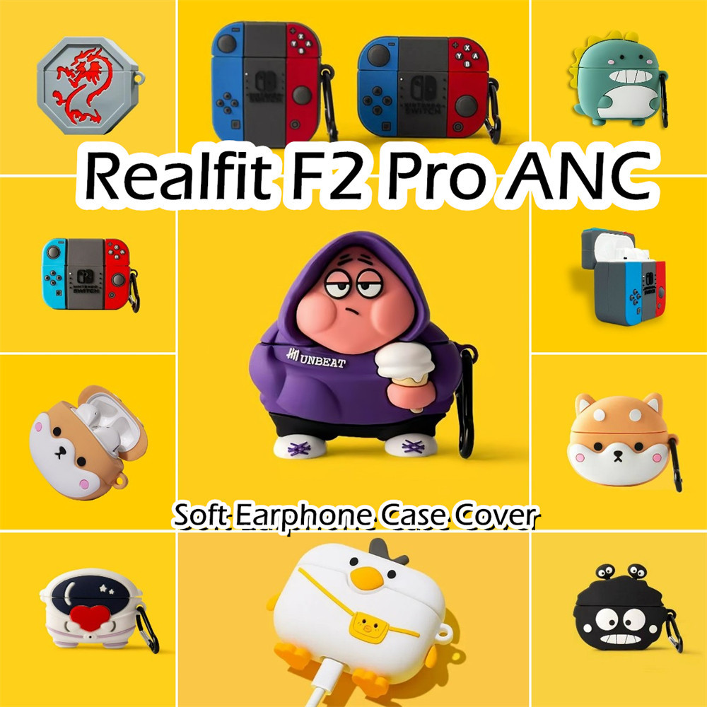 READY STOCK! For Realfit F2 Pro ANC Case Creative Cartoons Soft ...