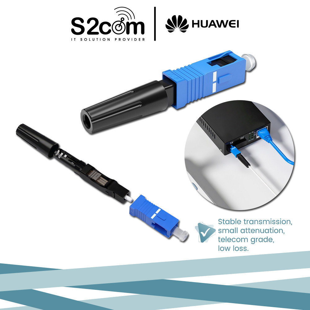 Huawei FMC2104 Fiber Optic Singlemode SC/UPC Screw Type Fast Connector ...