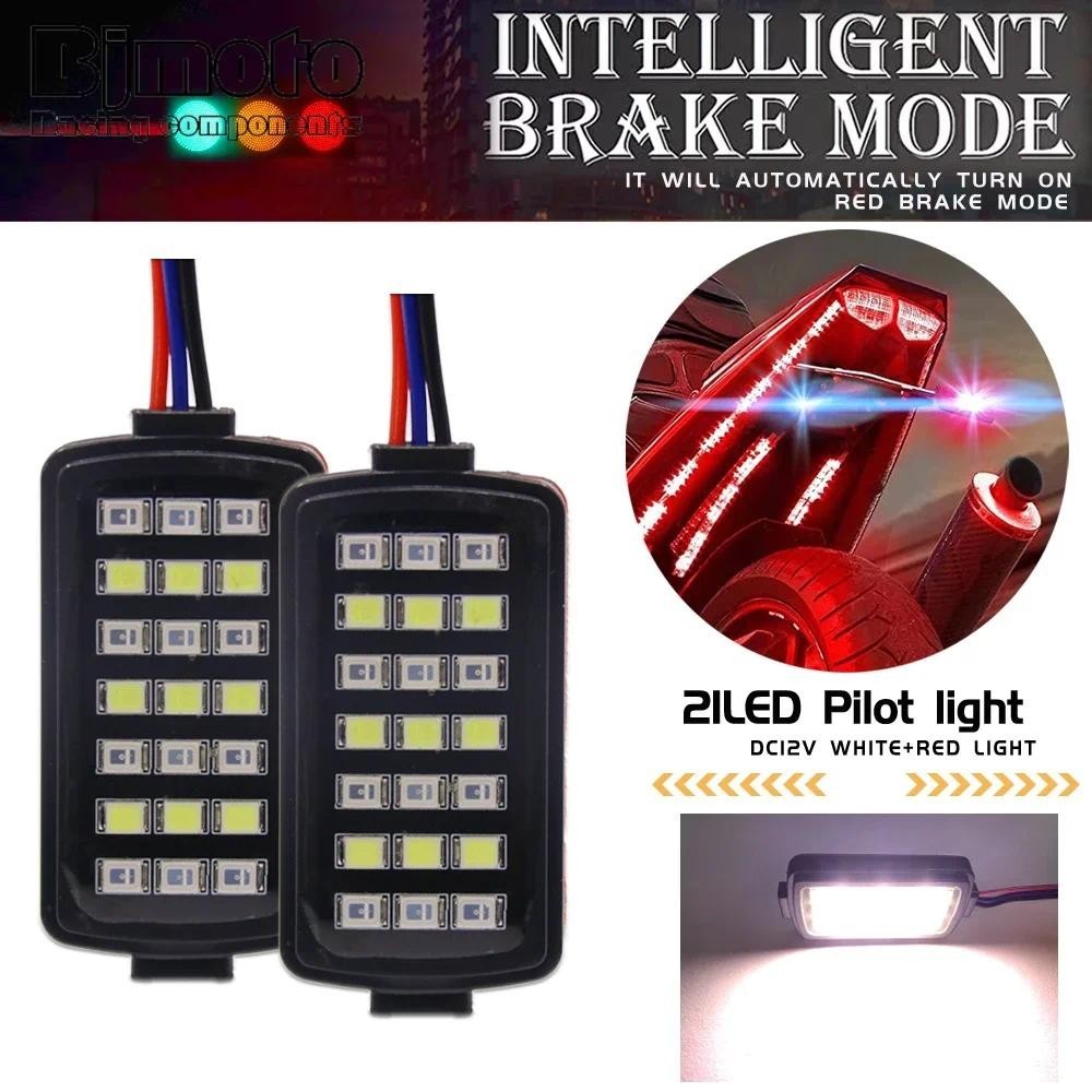 Universal Motorcycle 12V Stop Pilot Lights Led Flasher Warning Brake ...