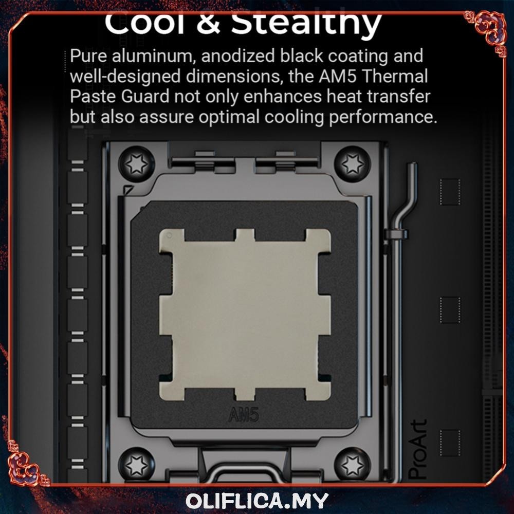 [Oliflica.my] AM5 CPU Thermal Paste Guard AMD CPU Cooler Armor for ...