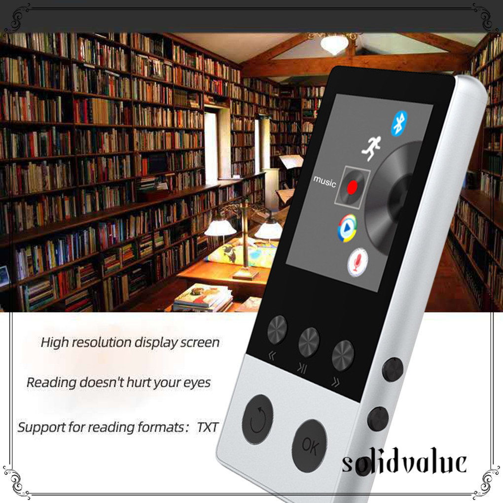 MP4 Player 8GB MP3 E-book Reader Inch MP4 Sound with HiFi 1.8 Screen ...