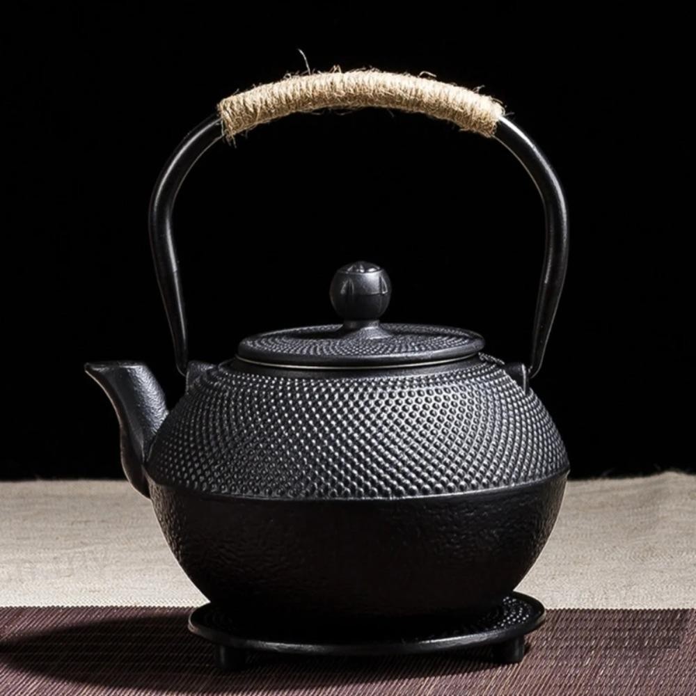 ZLION Iron Tea Pot, Japanese 600/800/1200ML Cast Iron Teapot, Teaware ...