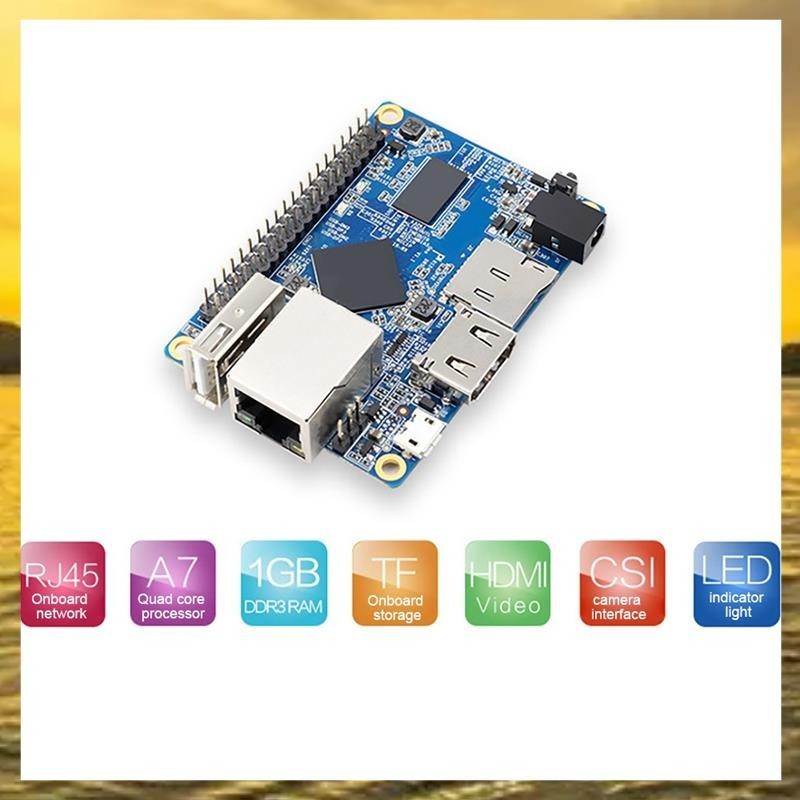 (Z H C T)For One H3 ARM -A7 4-Core 1GB DDR3 Memory Open Source Programming Learning Board MCU ...