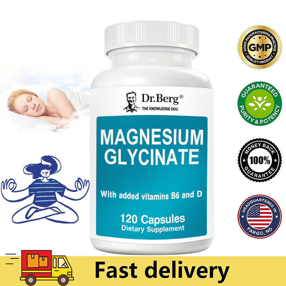 Magnesium Supplement-For Mood & Relax,Support Nerve Function,30/60 ...