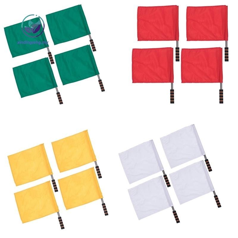 Sports Referee Flag 4 Pieces Track and Field Event Referee Flag ...