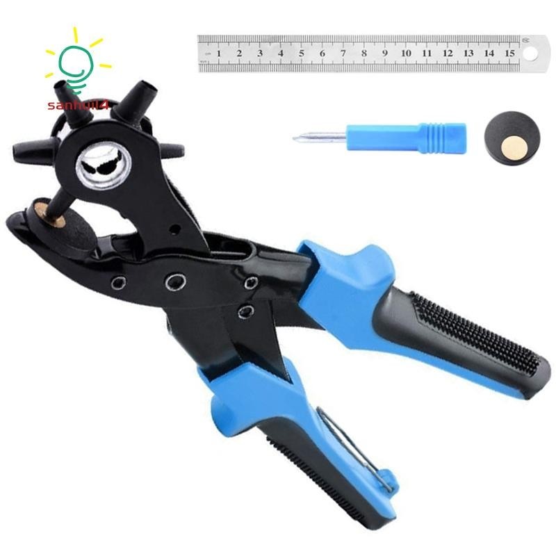 Puncher Belt Accurate Hole Spacing Measuring Ruler Puncher Steel Extra ...