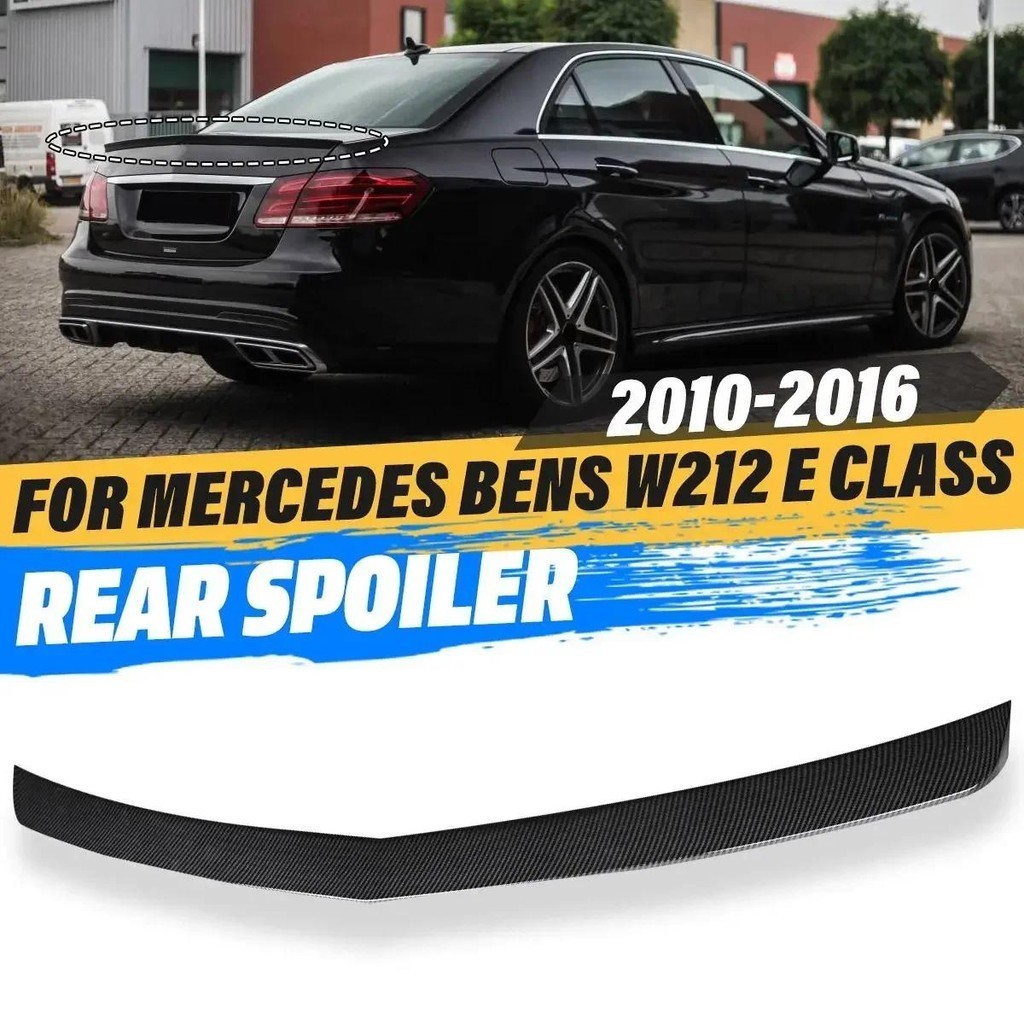 For AMG Style W212 Car Rear Wing Lip Car Rear Trunk Boot Lip Spoiler ...