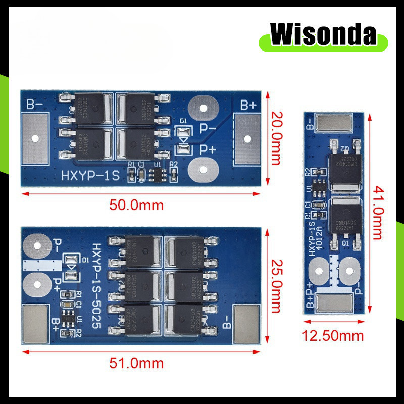 BMS 1S 12A 16A 24A 3.7V LiFePO4 Lithium Battery Protection Board 18650 ...
