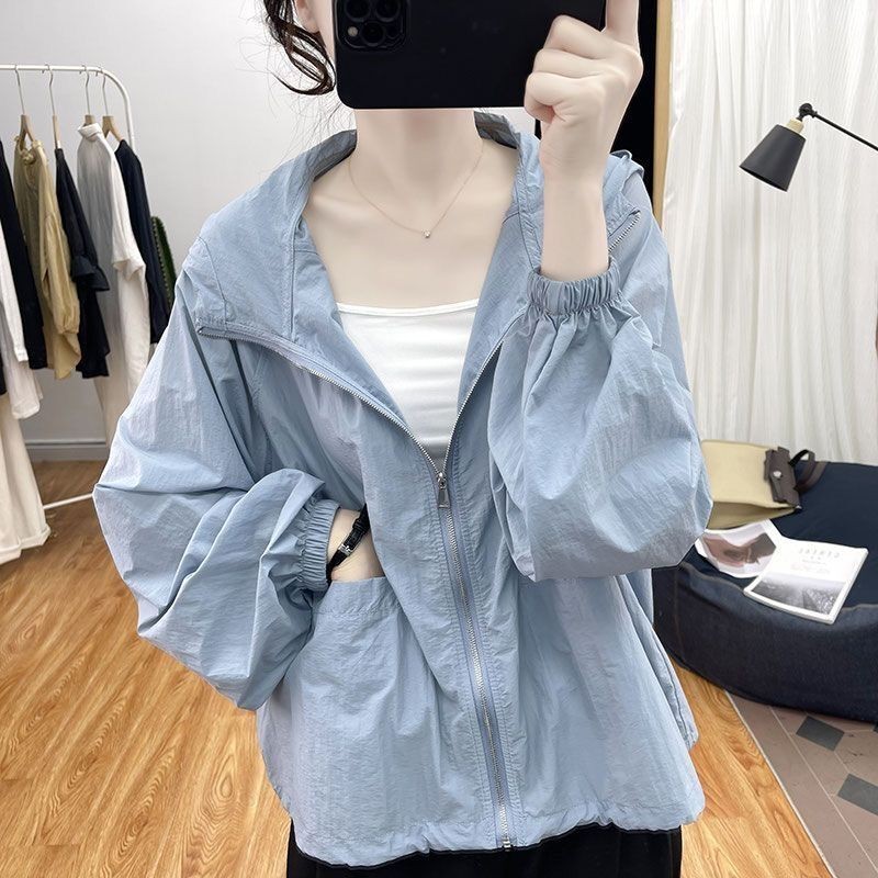 [Local Stock] Thin Hooded Women Sunscreen Clothing Korean Style Anti ...