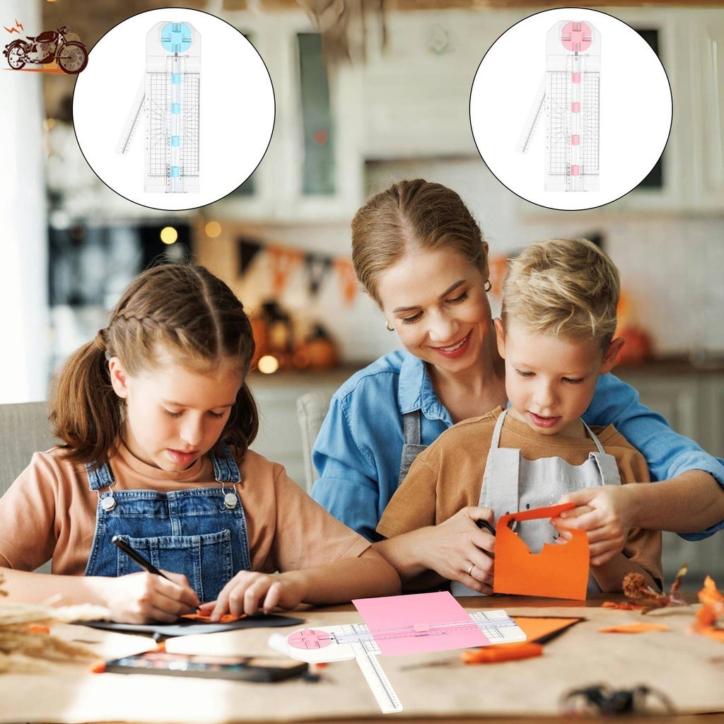 4 in 1 Paper Trimmer 360° Rotary Hand-cutting Paper Cutter Multi ...