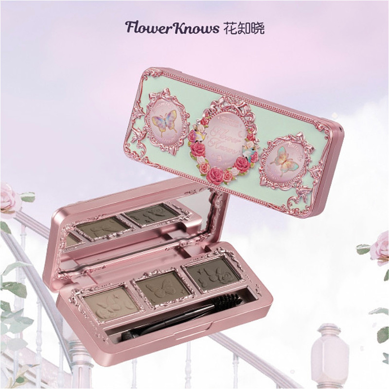 FLOWER KNOWS Eyebrow Powder 花知晓眉粉仲夏夜系列三色眉粉 Midsummer Night Series Three ...