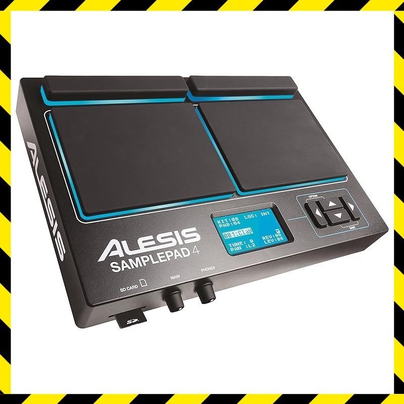 Alesis SamplePad 4 is a sampling pad with four drum pads, electronic ...