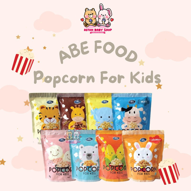 Abe Food Popcorn For Kids Snack Popcorn Kids Snack Popcorn | Shopee ...