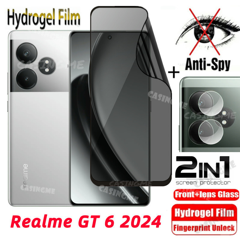 Realme GT 7 Pro 2024 Soft Privacy Hydrogel Film Anti-Spy Full Cover Screen Protector For Realme ...