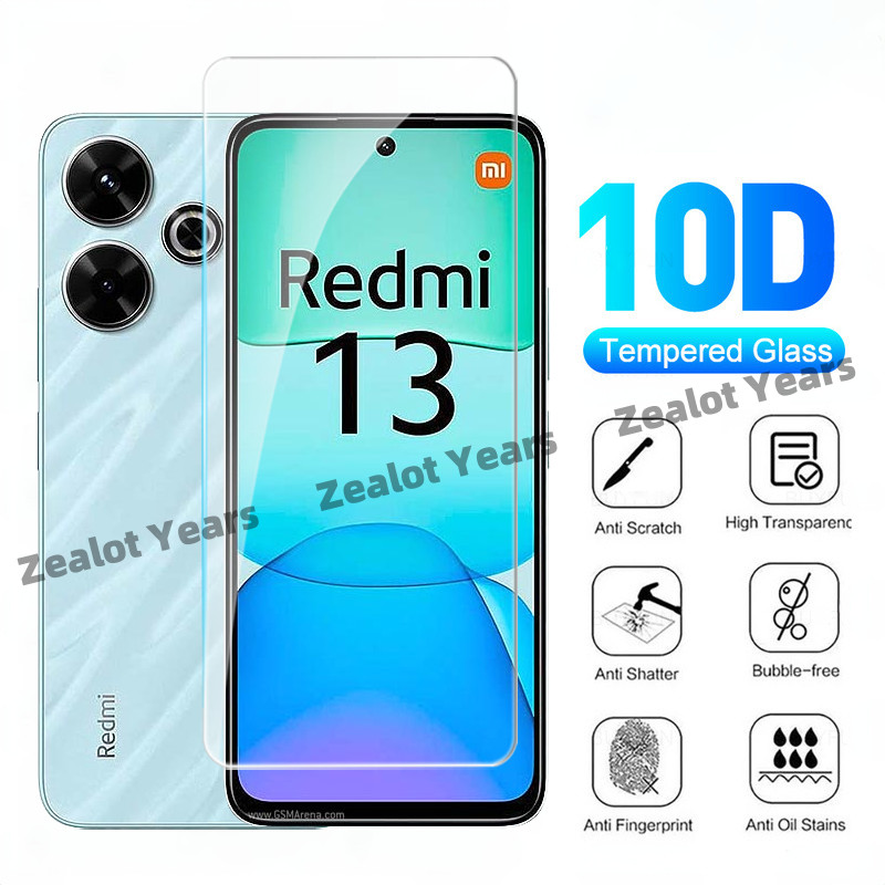 Screen Protector For Xiaomi Redmi 13 4G Redme 13 2024 All Transparent ...
