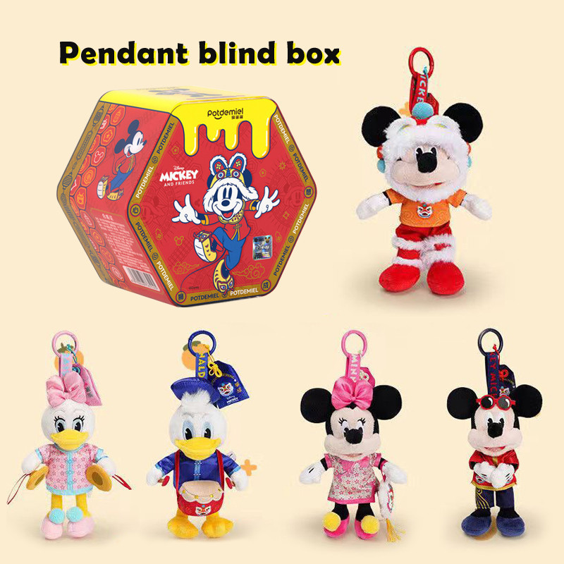 Ulang tahun ke-100 Disney Authentic Disney Mickey Minnie Blind Box ...