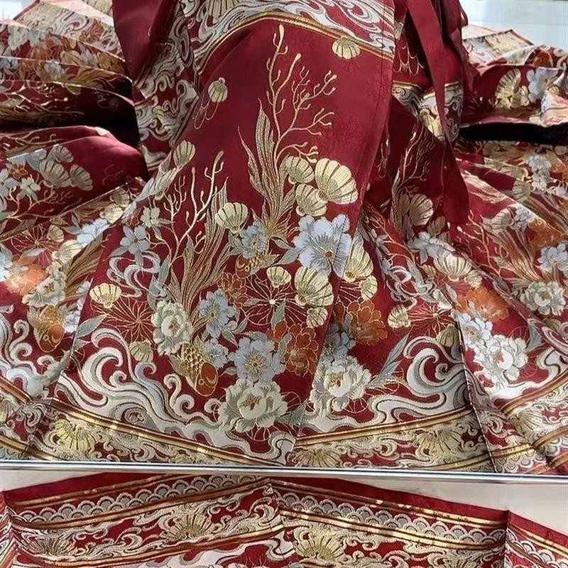 Mermaid New Chinese Style Ming Made Chinese Hanfu Embroidered Top Horse ...