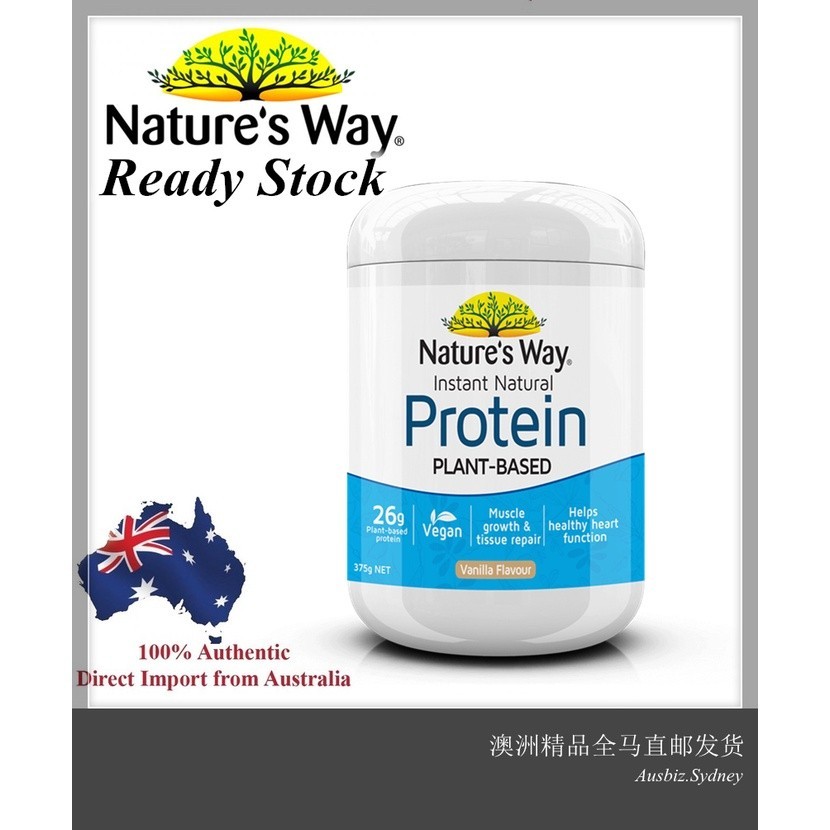 [Ready Stock EXP: 10/2026] Nature's Way Instant Natural Protein Powder ...