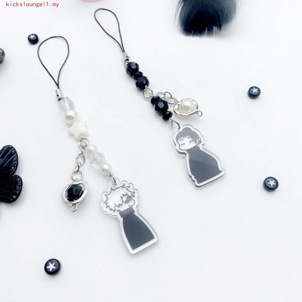 KICKSLOUNGEL Anime Jujutsu Keychain, Acrylic Geto Suguru Satoru Gojo ...