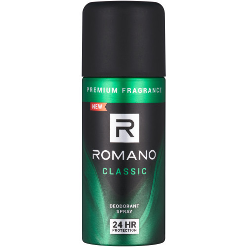 ROMANO DEO SPRAY CLASSIC 150ML (EXP: 10/2024) | Shopee Malaysia