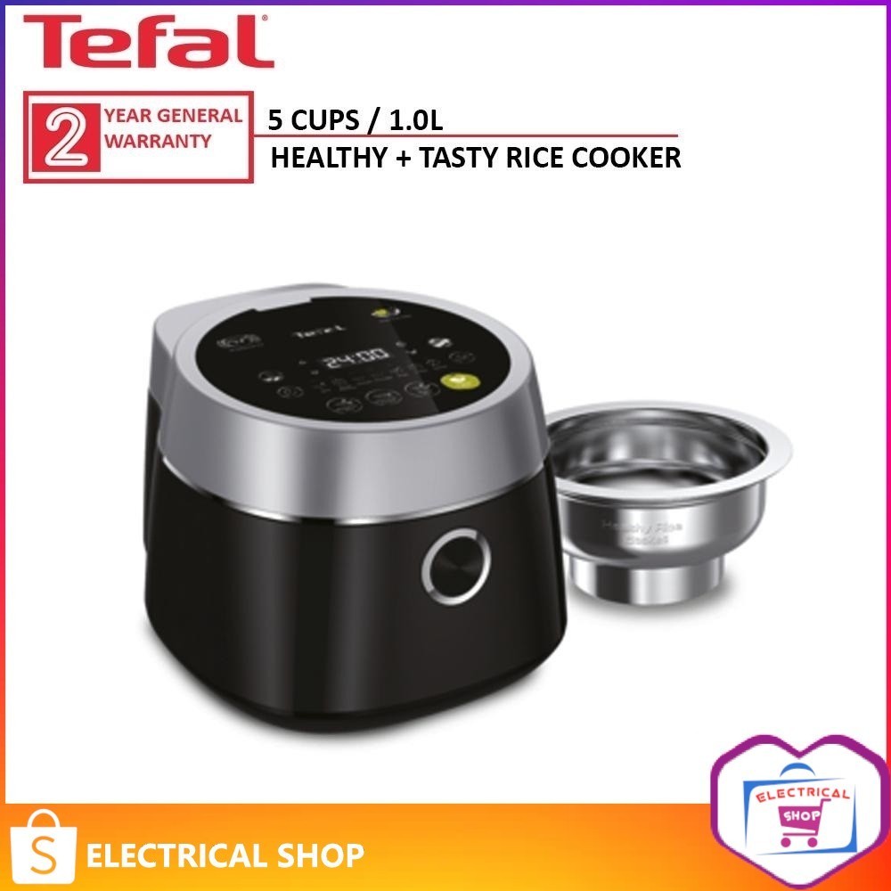 Trio 2L Low Sugar RIce Cooker TLSC-3672 / TLSC3672 / Tefal 1L IH Low Gi ...